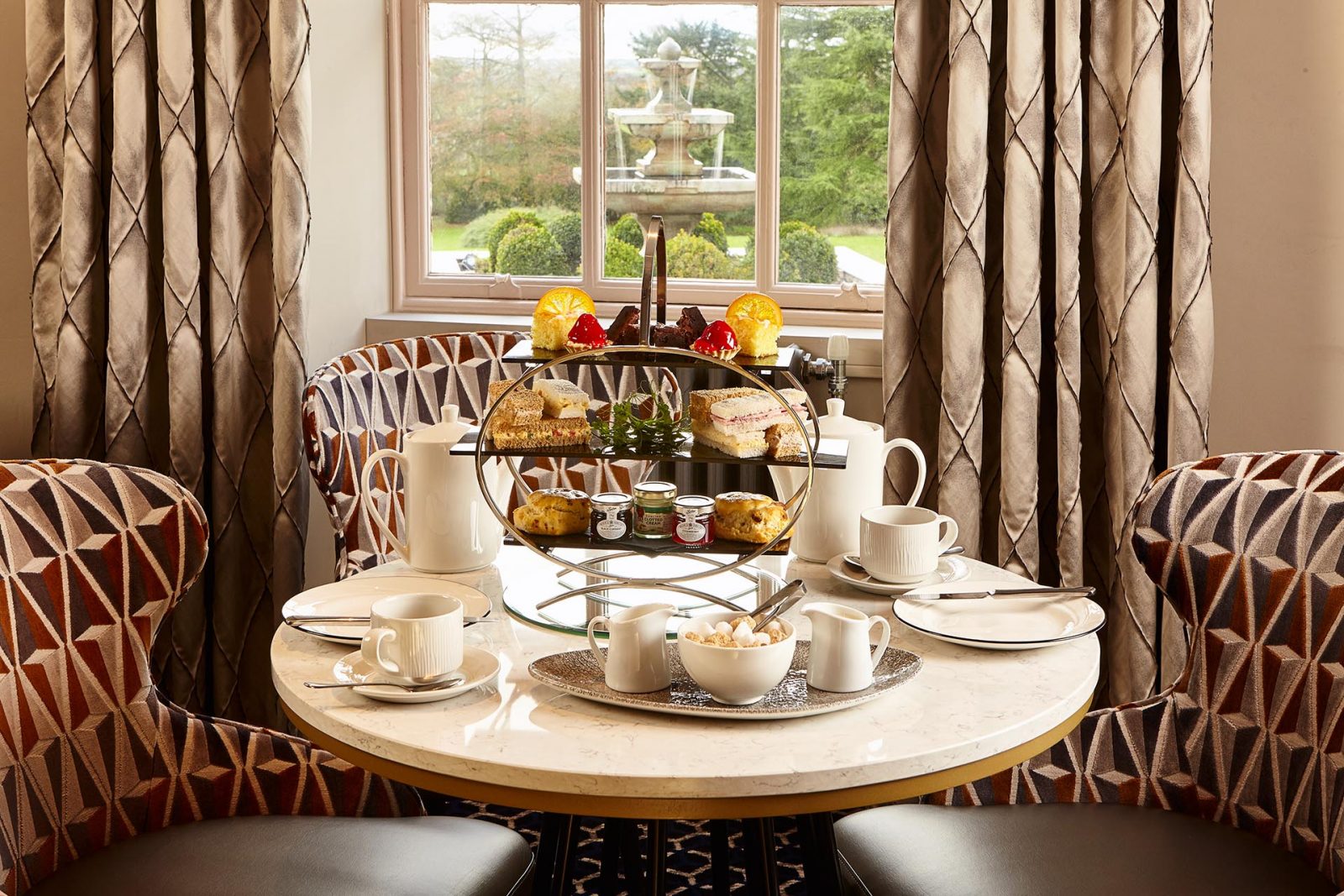 Afternoon Tea | Copper Beech Restaurant | Hetland Hall Hotel | Dumfries